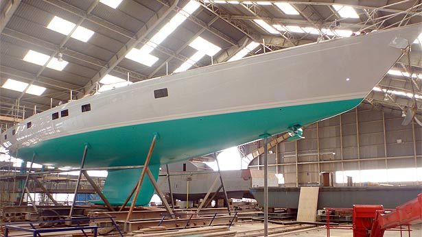 Sailing yacht Lunar Mist ready for relaunch at Solent Refit